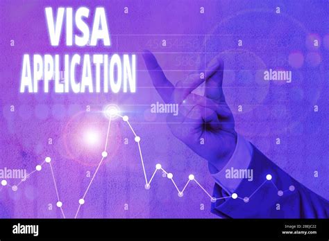 Conceptual Hand Writing Showing Visa Application Concept Meaning An Process Of Getting An Entry