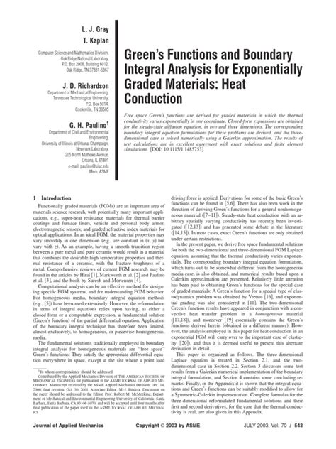 Heat Bem Pdf Finite Element Method Greens Function