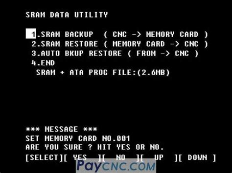 How To Back Up And Restore Fanuc Data
