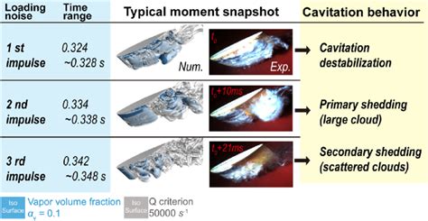 Schematic Summary Of Loading Noise Impulse And Corresponding Cavitation