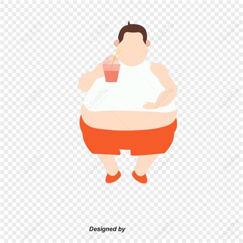 만화 뚱뚱한 소년 Png 일러스트 및 벡터 이미지 무료 다운로드 Lovepik