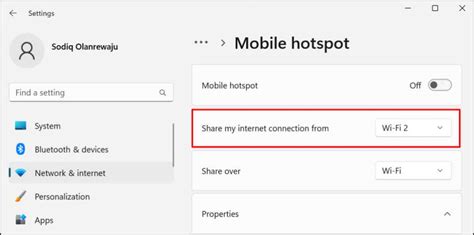 How To Share Wi Fi Network Connections In Windows 11