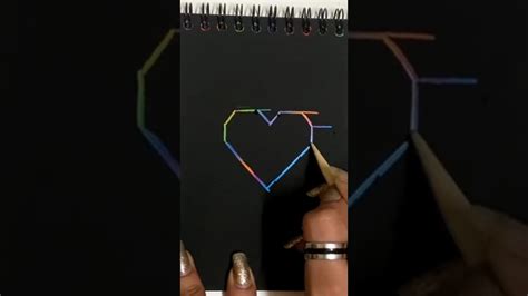 3d Heart Scratch Note Shorts Subscribe Youtube