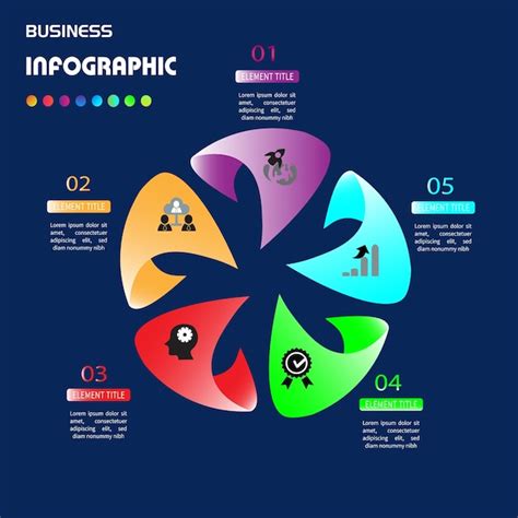 Premium Vector Vector Infographic Design Template With 5 Options Or Steps