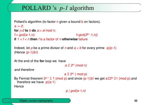 Ppt Chapter 8 Elliptic Curves Cryptography And Factorization Powerpoint Presentation Id 490452
