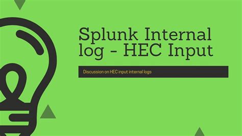 Troubleshooting Splunkpart 3 Splunk Internal Log Analysis For Event Collector Input