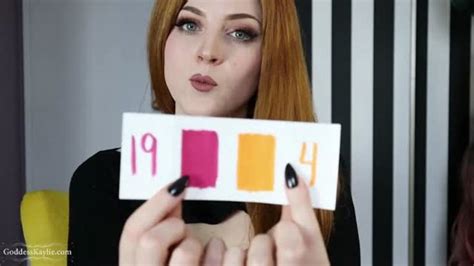 Pick A Colour Drain Your Account Goddess Kaylie Clips4sale