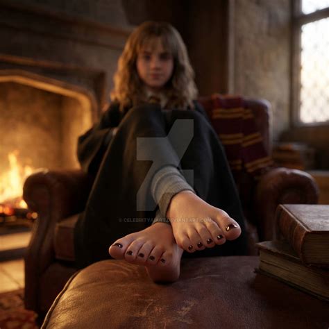 Hermione Granger Barefoot By Celebrityaiart On Deviantart