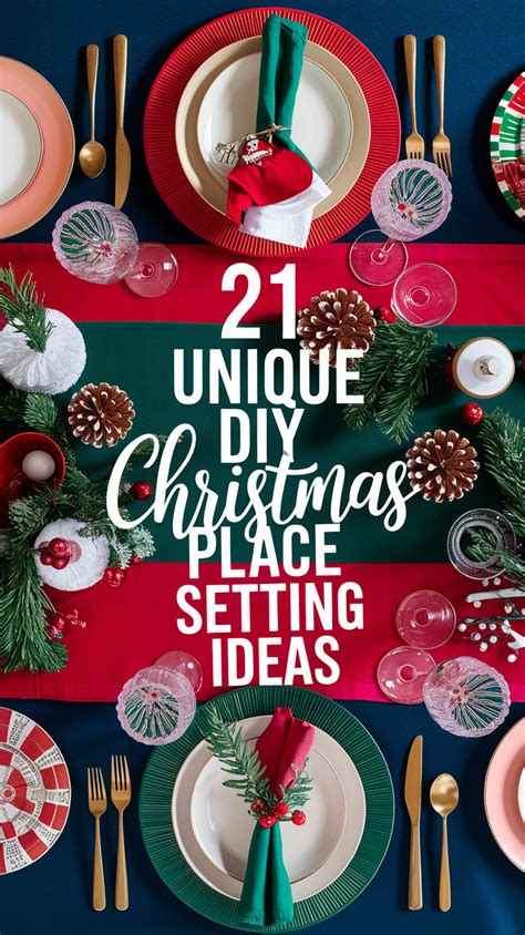 21 Unique Diy Christmas Place Setting Ideas That Will Wow Your Guests 2026