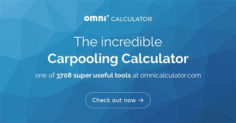Carpooling Calculator