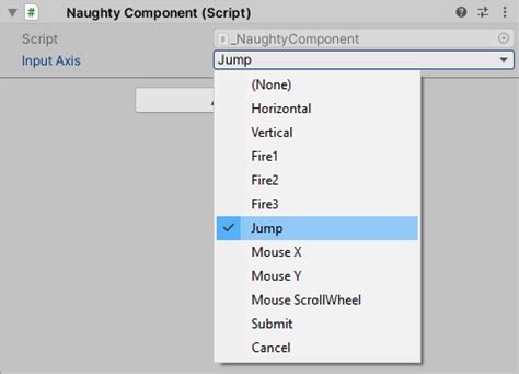 InputAxis NaughtyAttributes 2 1 4 Documentation