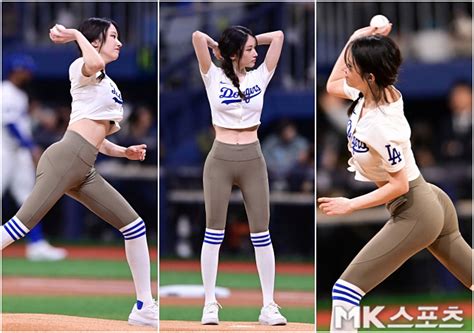 ‘다저스 유니폼에 레깅스 전종서 클라라 뛰어넘는 파격 시구 패션 [★현장] Mk스포츠
