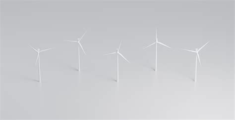 3d 풍력 터빈 에코 기술 개념 대체 전력원에서 재생 가능한 녹색 에너지 생성 혁신적인 풍차 지속 가능한 개발 배경 3d 렌더링 3차원 형태에 대한 스톡 사진 및 기타