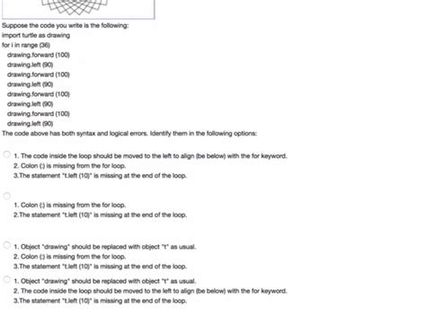 Solved Question 33 Suppose You Want To Write A Python Code
