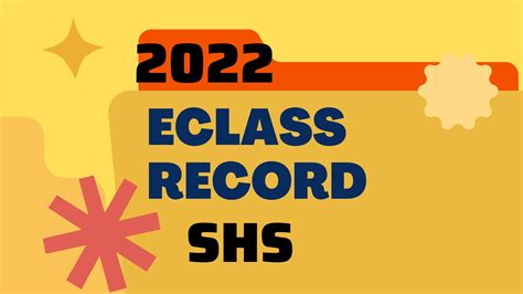 Teacher 101 E Class Record Shs