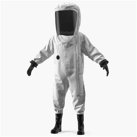 Chemical Protective Suit Empty 3d Model 119 3ds Blend C4d Fbx