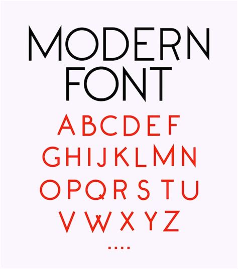 Premium Vector Font Set Of Letters And Numbers Vector Linear Thin