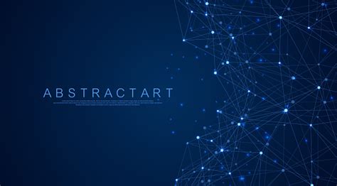 기술 추상적 인 선과 점 연결 배경 디지털 데이터와 빅 데이터 개념을 연결합니다 디지털 데이터 시각화 벡터 일러스트레이션 분석 보기에 대한 스톡 벡터 아트 및 기타 이미지