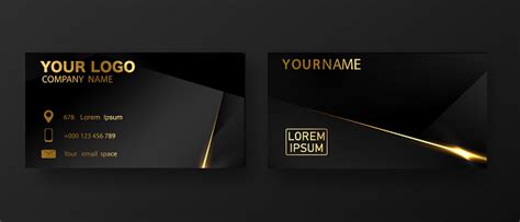 검은 현대 창조적 인 명함과 정사각형 크기의 아름다운 명함 벡터 템플릿 디자인 광고에 대한 스톡 벡터 아트 및 기타 이미지