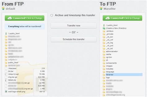 Ftp To Ftp Transfer Directly Without Download On Local Computer