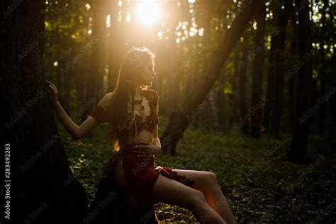 Wild Women In Forest