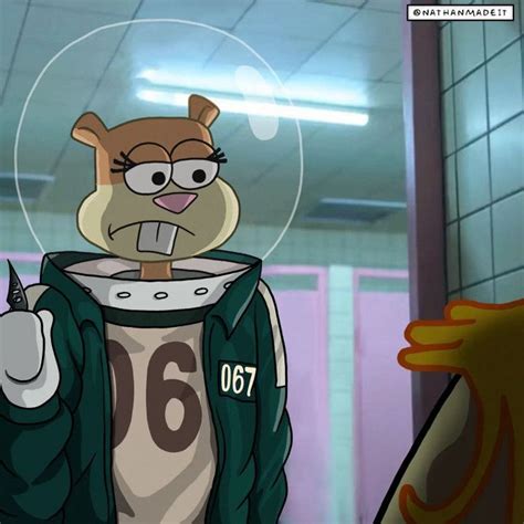 Amazing Squid Game X Spongebob Squarepants Crossover Is A New Crossover You Never Knew You