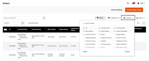 Orders Adobe Commerce