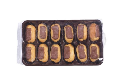 L Mini Chocolate Eclair 巧克力小饼泡芙长方形 Zuzenpl