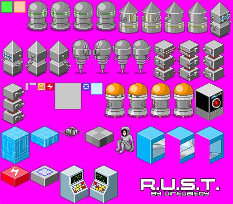 R U S T Sprites Liberated Pixel Cup