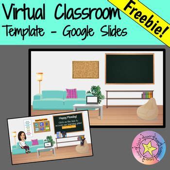 FREE Bitmoji Virtual Classroom Template Digital Format Google Slides Virtual