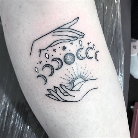 30 Awesome Moon Phases Tattoo Ideas For Men And Women In 2023