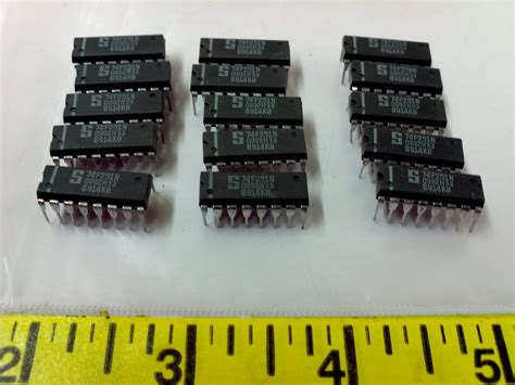 4 Bit Arithmetic Logic Unitlot Of 5 Integrated Circuits And Op Amps Bmi Surplus Inc