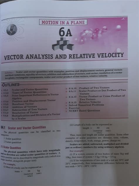 vector analysis pdf