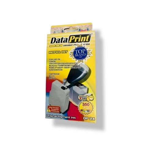 Jual Tinta Data Print Canon 24 Black And 24 Colour Original Refill Ink
