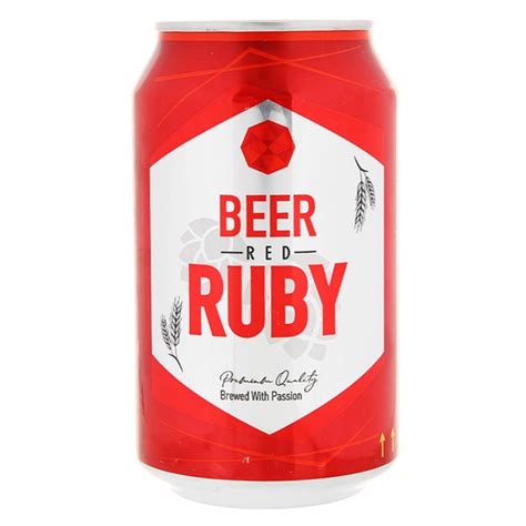 Ruby Red Beer Can 330ml Bluethunder Joint Stock Company