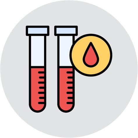 Premium Vector Blood Test Vector Illustration Style