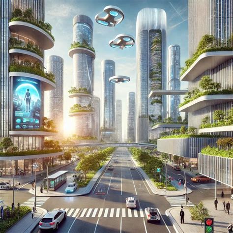 Realistic World 2050 Realistic Future City Future City Design City
