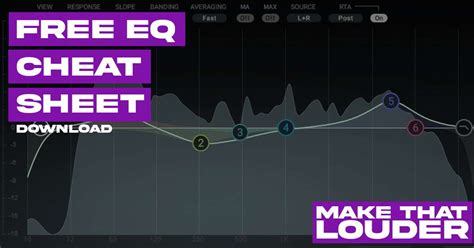 EQ Cheat Sheet Settings And Frequencies Explained Make That Louder