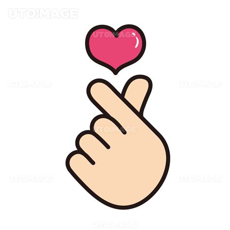 손가락 하트 유토이미지 상세페이지 베이직샵 일러스트 22053997
