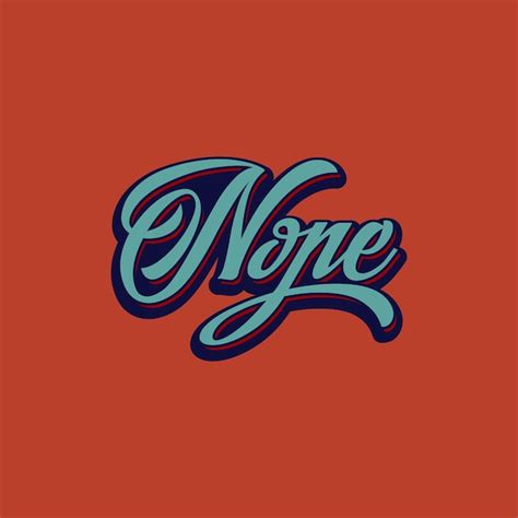 Letras Azules Que Dicen No En Un Fondo Rojo Vector Premium