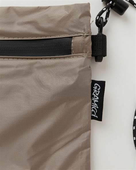 Gramicci Micro Ripstop Hiker Pouch Beige Messenger And Crossbody Bags
