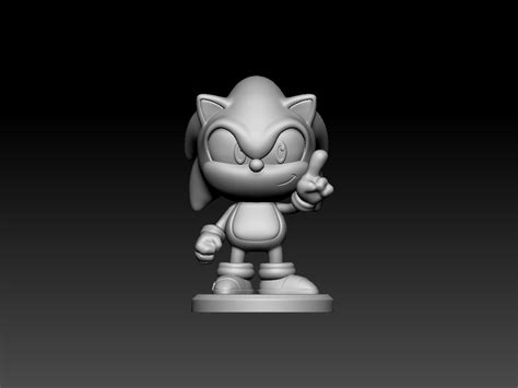 Stl File Sonic Sonic 3d Model For 3d Print 👾 ・3d Print Model To Download・cults