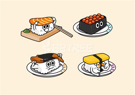 분식캐릭터 017 Sill280 유토이미지 일러스트 분식 음식 요리 한국 대한민국 식사 식당 전통 캐릭터 전신 그림자 행복한 미소 웃음 맛있는