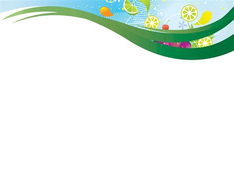 Fresh Vegetables Powerpoint Templates Blue Food And Drink Green