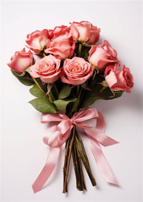 Elegant Pink Rose Bouquet Arrangement Free Photo Rawpixel