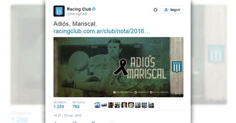 El Homenaje De Las Figuras Del Fútbol A Roberto Perfumo Infobae