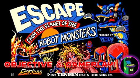Escape From The Planet Of The Robot Monsters Atari 1989 Object Of