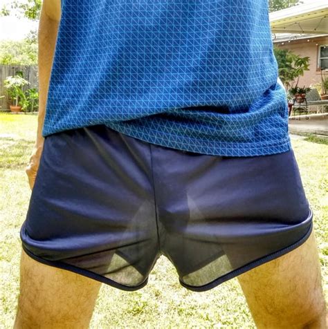 Love These Shorts With The Liner Cut Out Rseethroughshorts