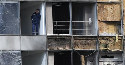 Украйна удари с дронове Москва поразен е небостъргач Bgonair