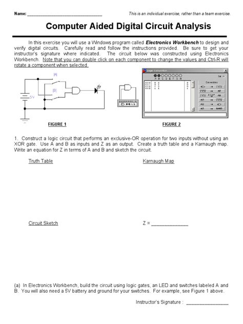 Lab03 Computer Aided Digital Circuit Analysis Pdf Electronic